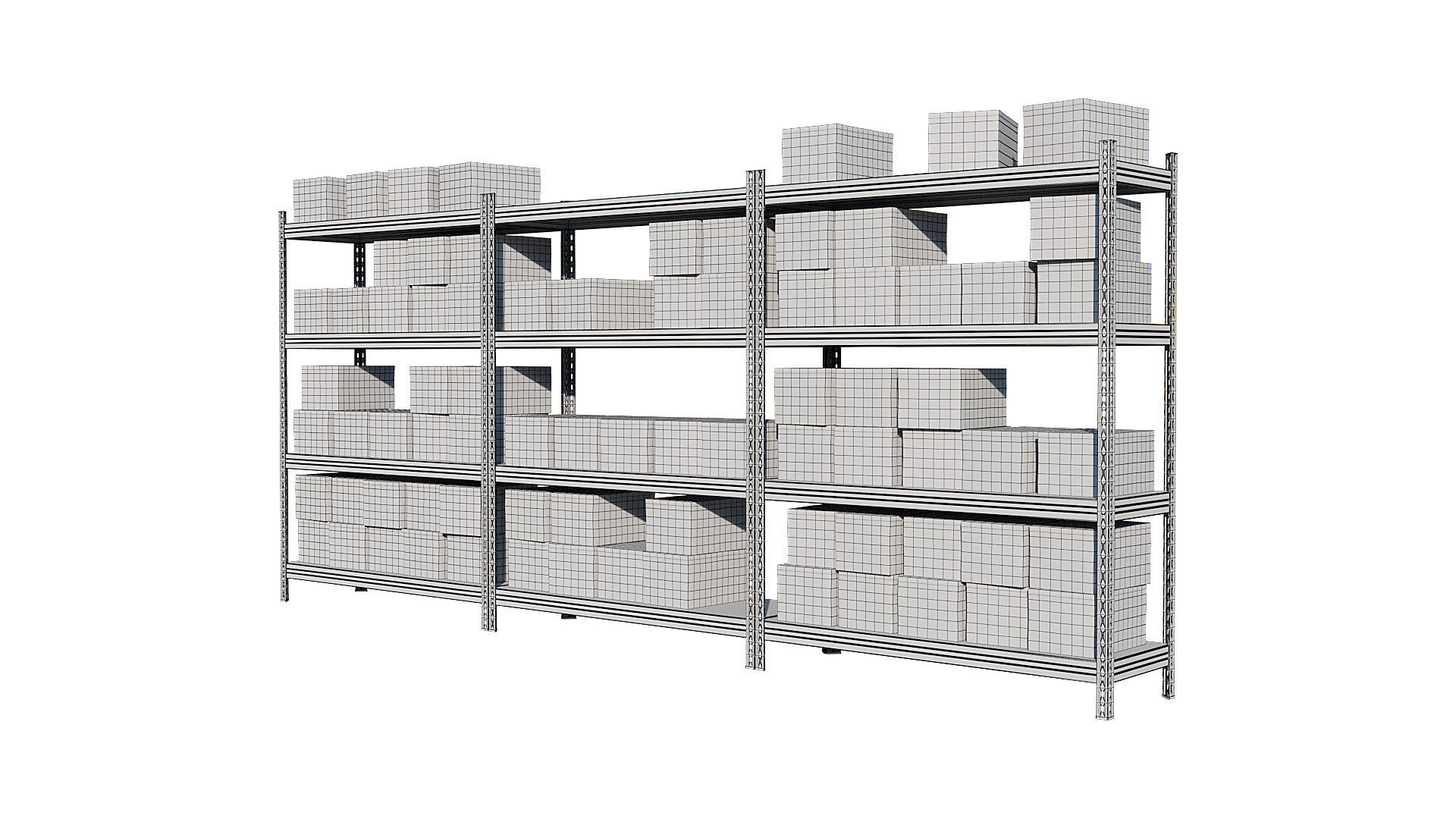 Warehouse Racking 3D model | CGTrader