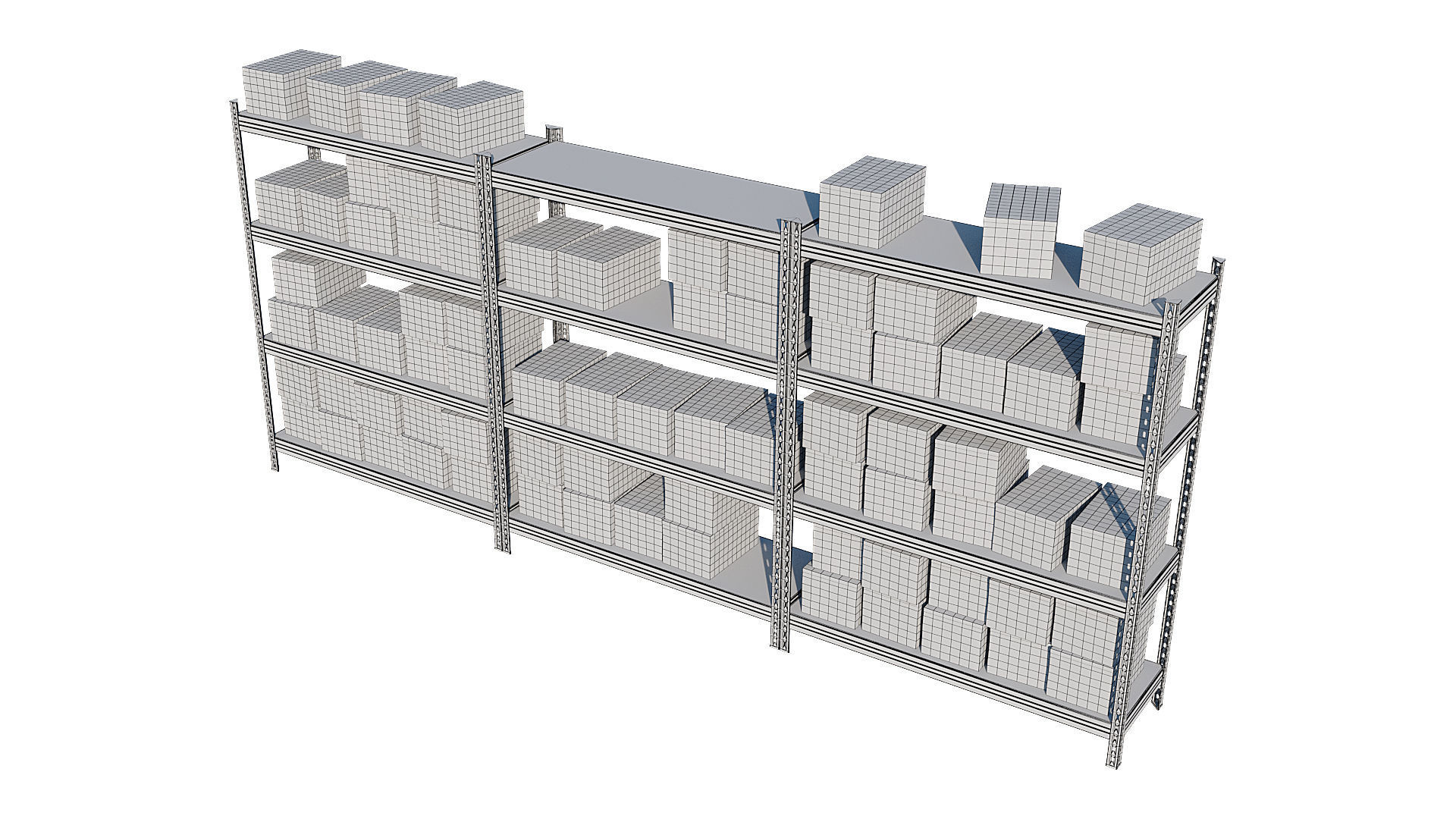 Warehouse Racking 3D model | CGTrader