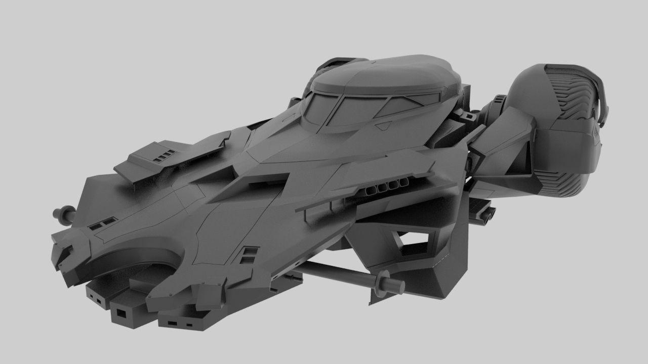 Batmobile 3d Printed 3D model 3D printable | CGTrader