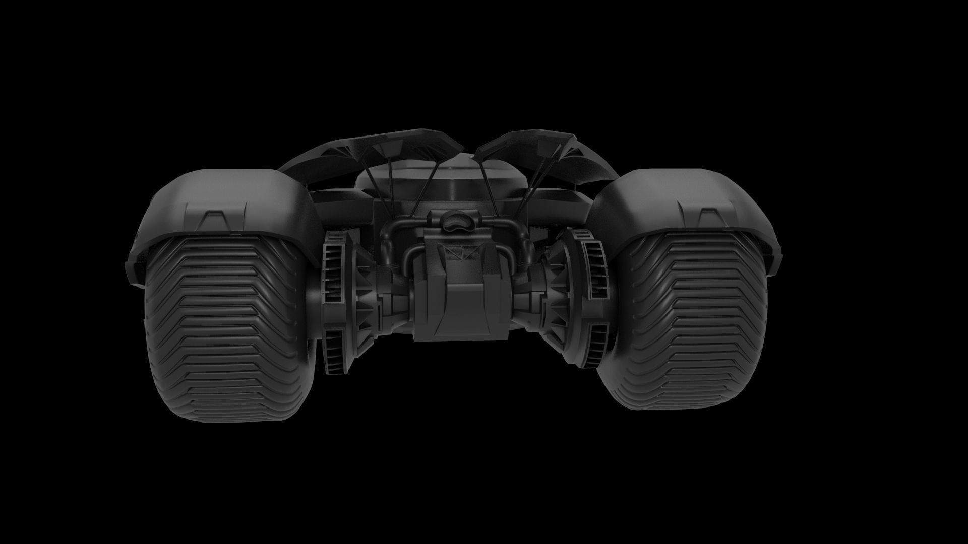 Batmobile 3d Printed 3D model 3D printable | CGTrader