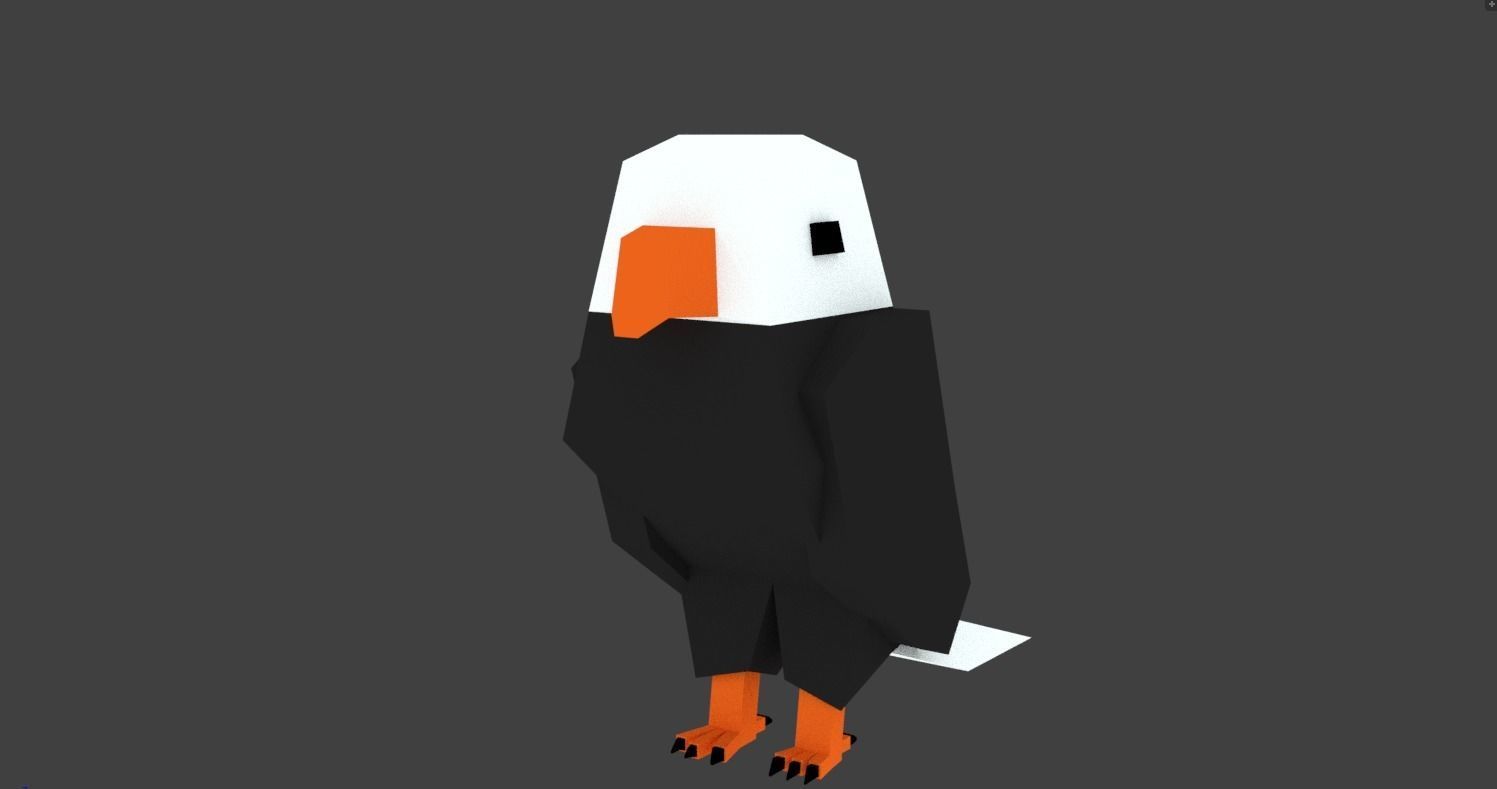 3D model Low-Poly Eagle Rig VR / AR / low-poly | CGTrader