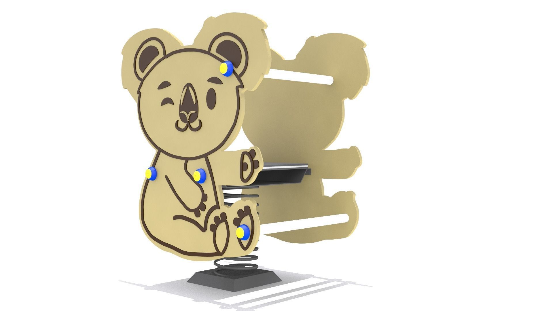 Playground- Koala Rider 3D model | CGTrader