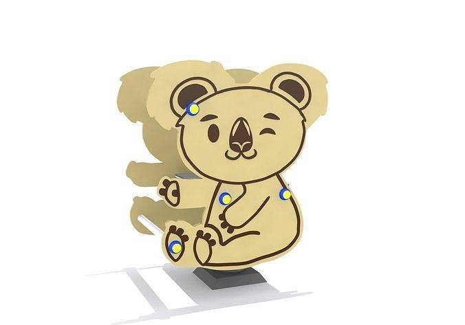 Playground- Koala Rider 3D model | CGTrader