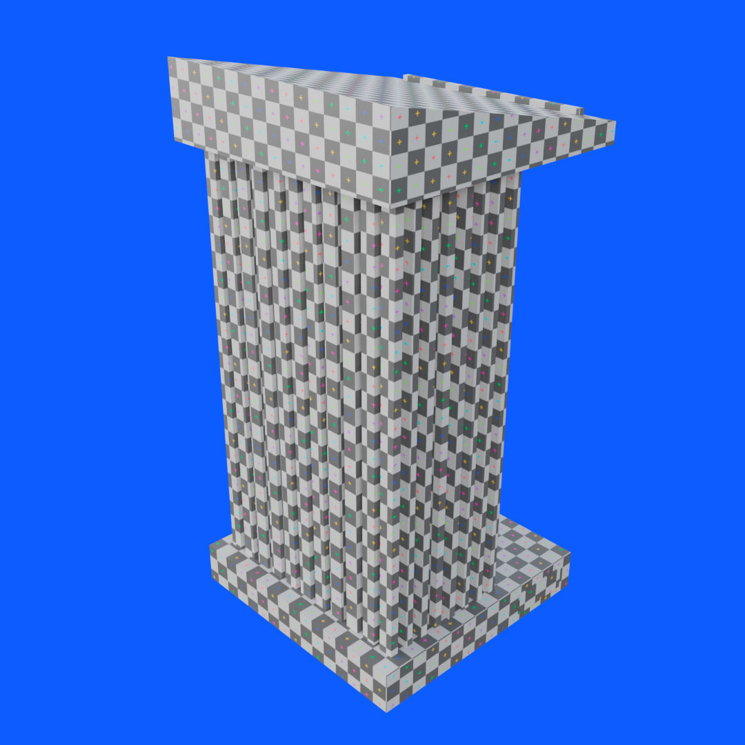 3D model Pulpit curtain VR / AR / low-poly | CGTrader