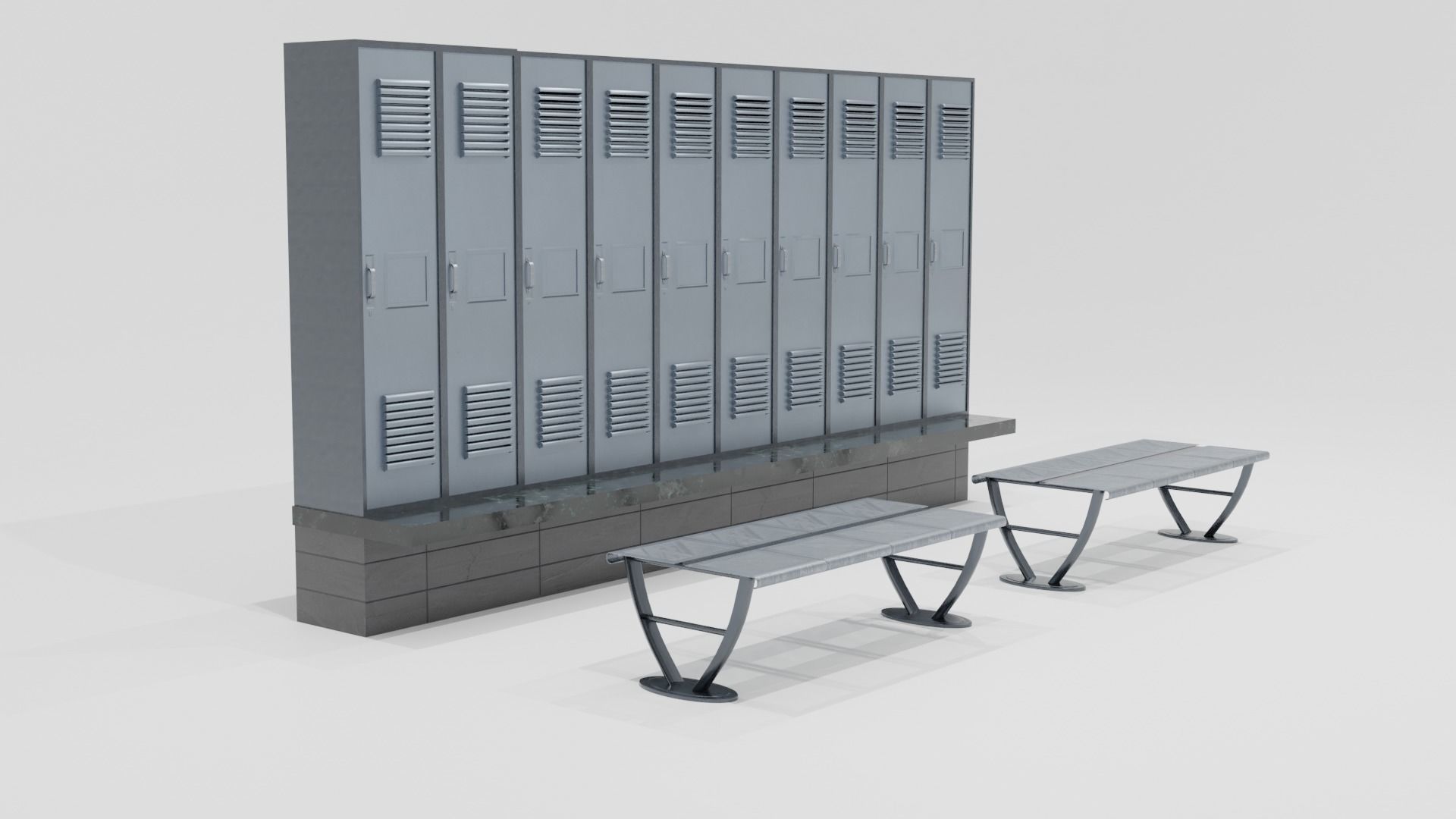 locker free 3D model | CGTrader