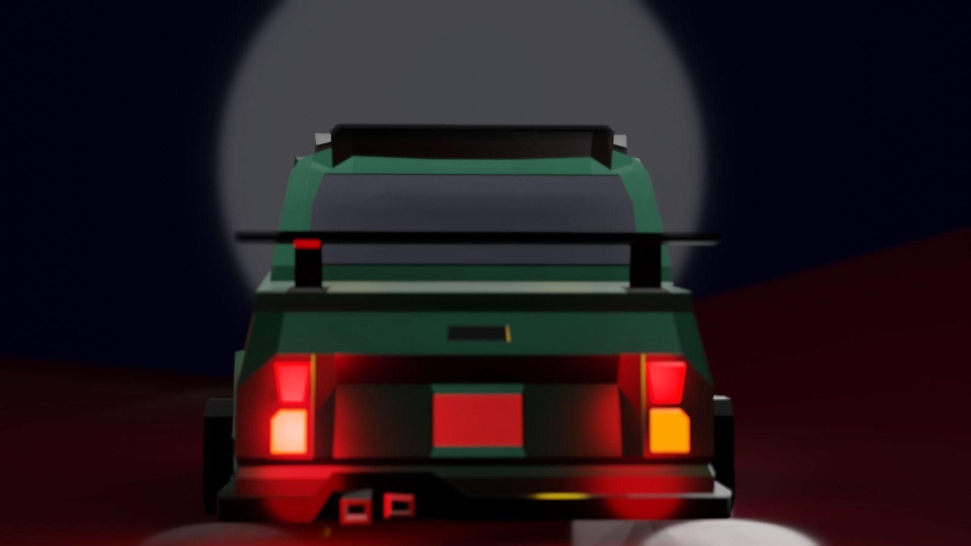 Low-poly Cyber Drift car free VR / AR / low-poly 3D model | CGTrader