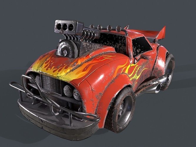 3D model Stylized Car VR / AR / low-poly | CGTrader