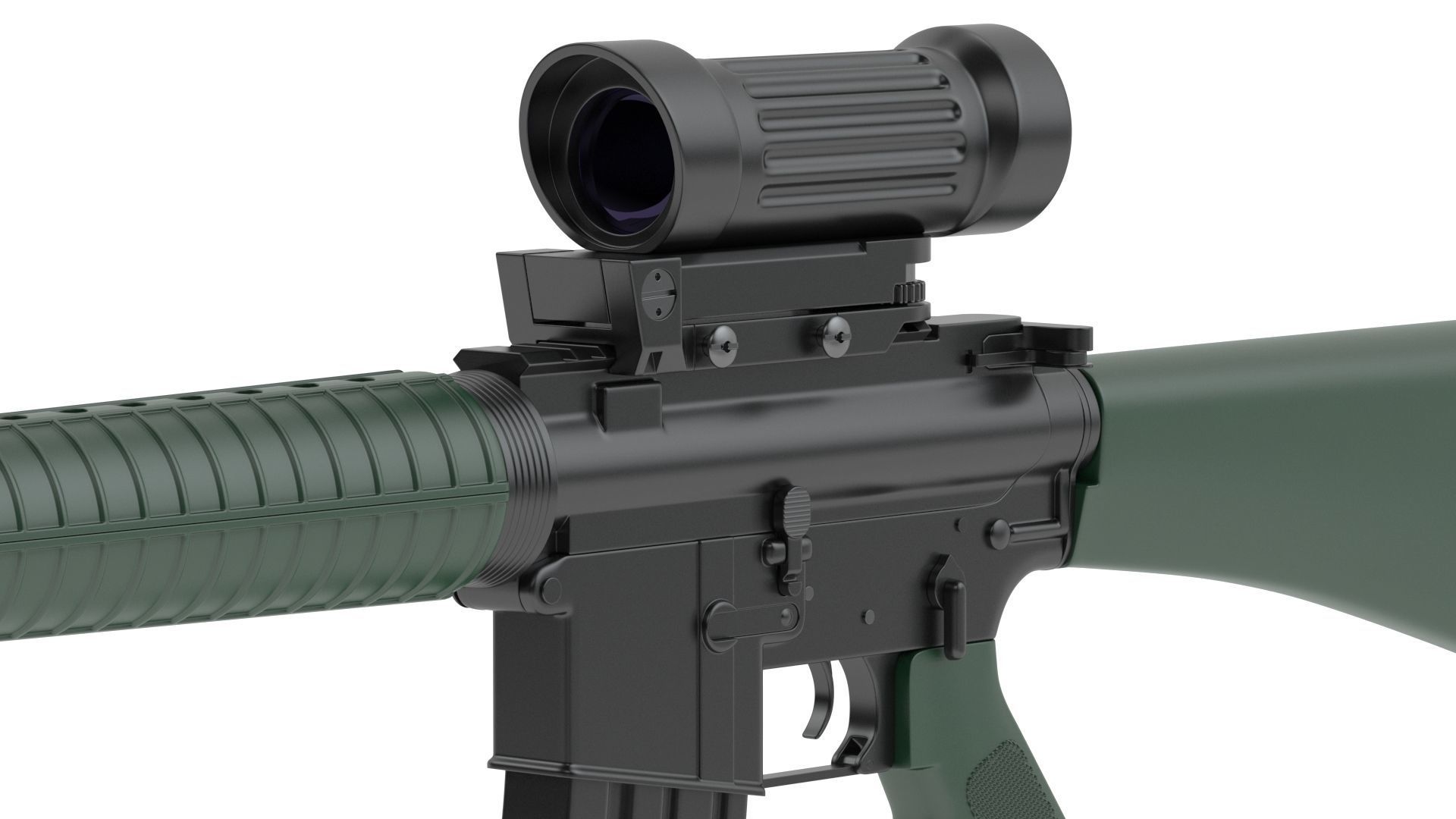 Colt Canada C7A1 3D model | CGTrader