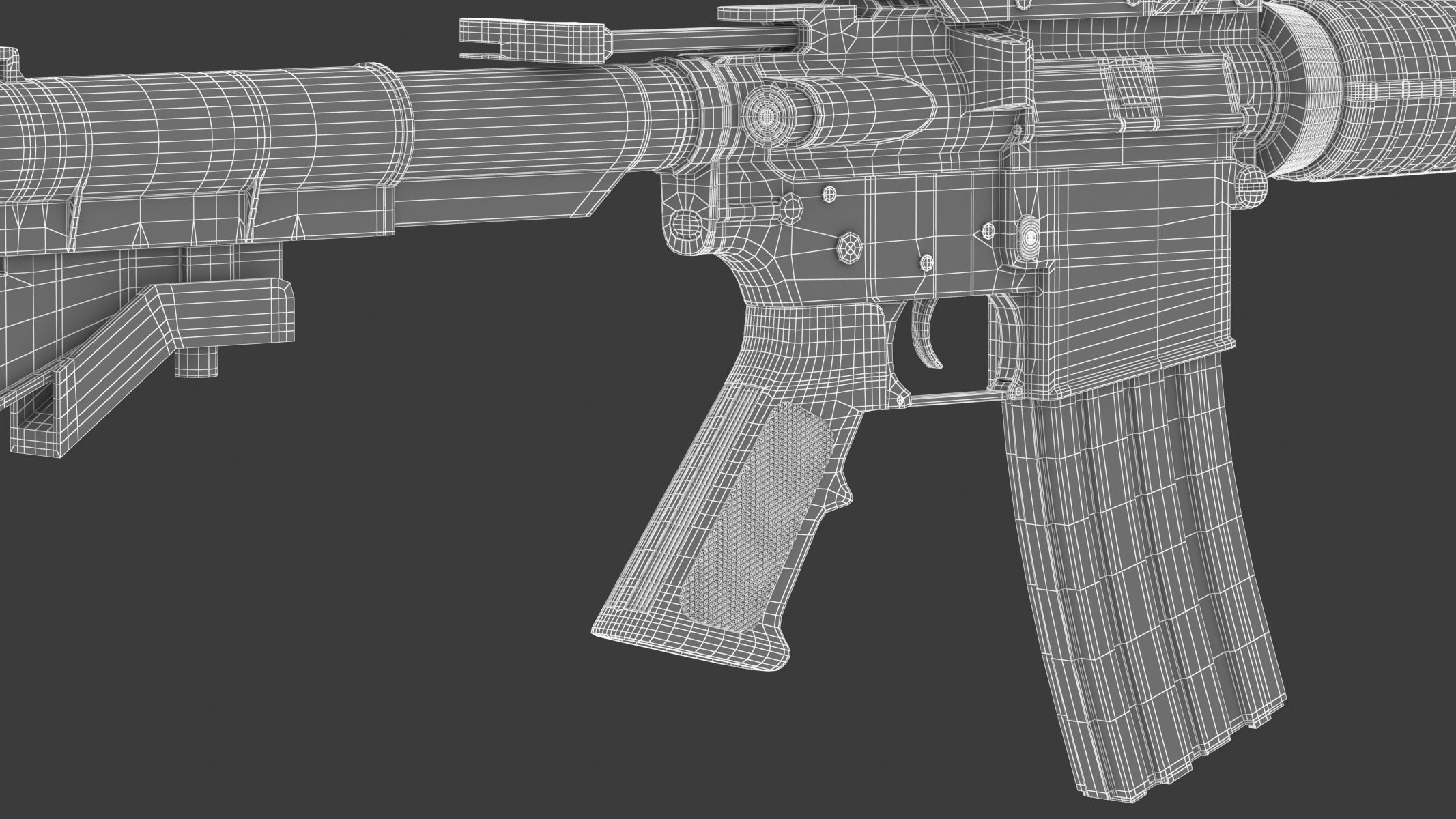 Colt Canada C7A2 3D model | CGTrader