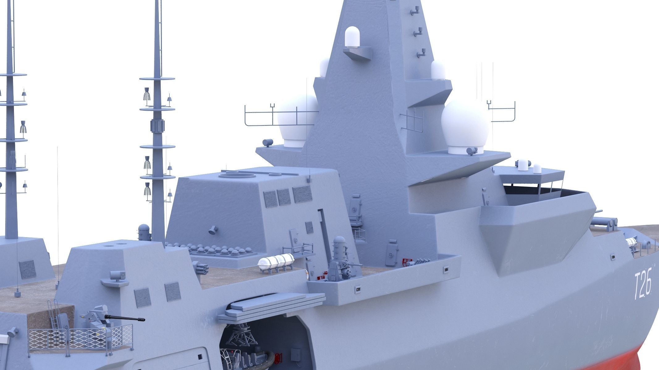 Type 26 Frigate 3D model | CGTrader