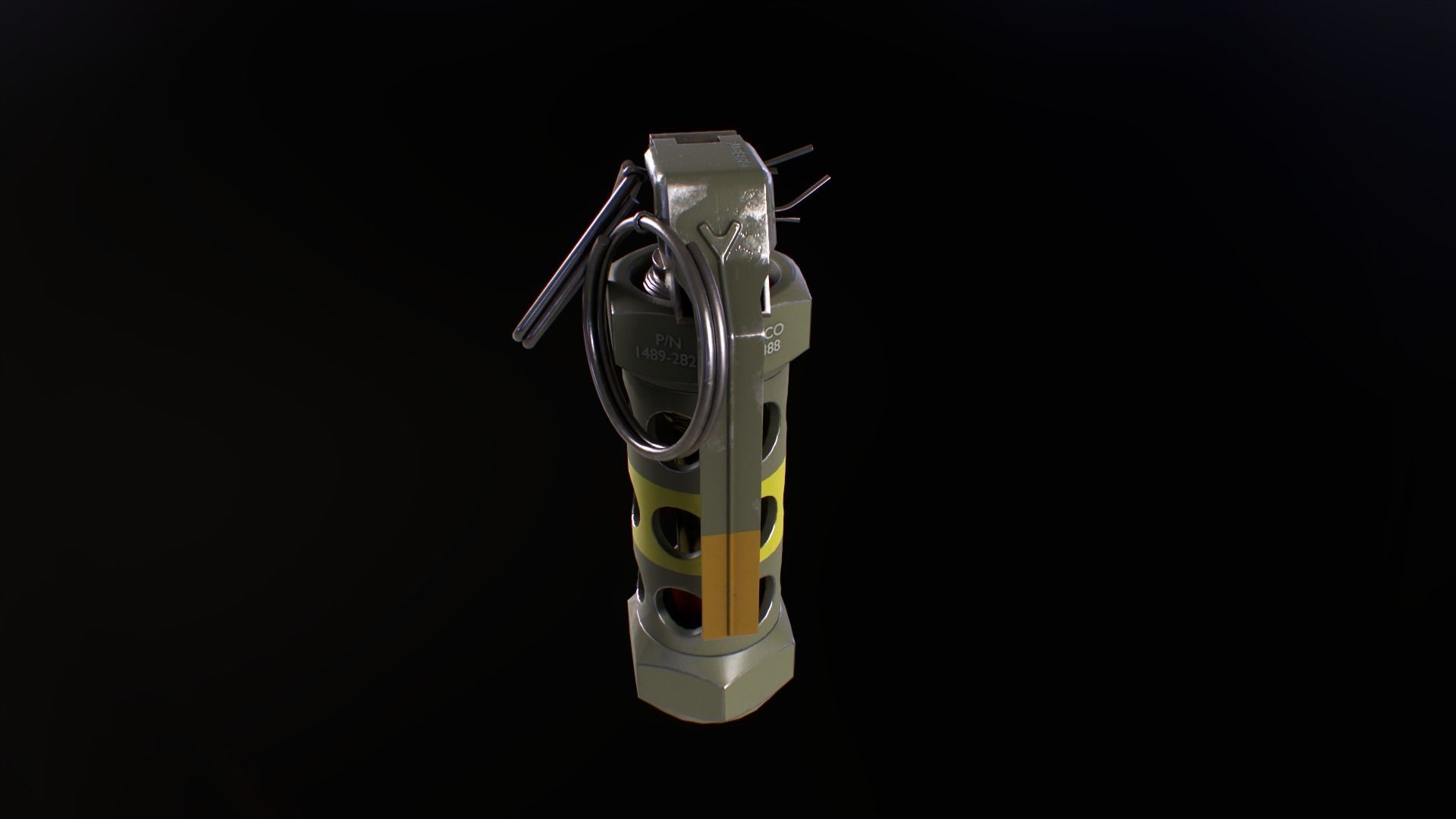 3D model Flashbang grenade Low-poly VR / AR / low-poly | CGTrader