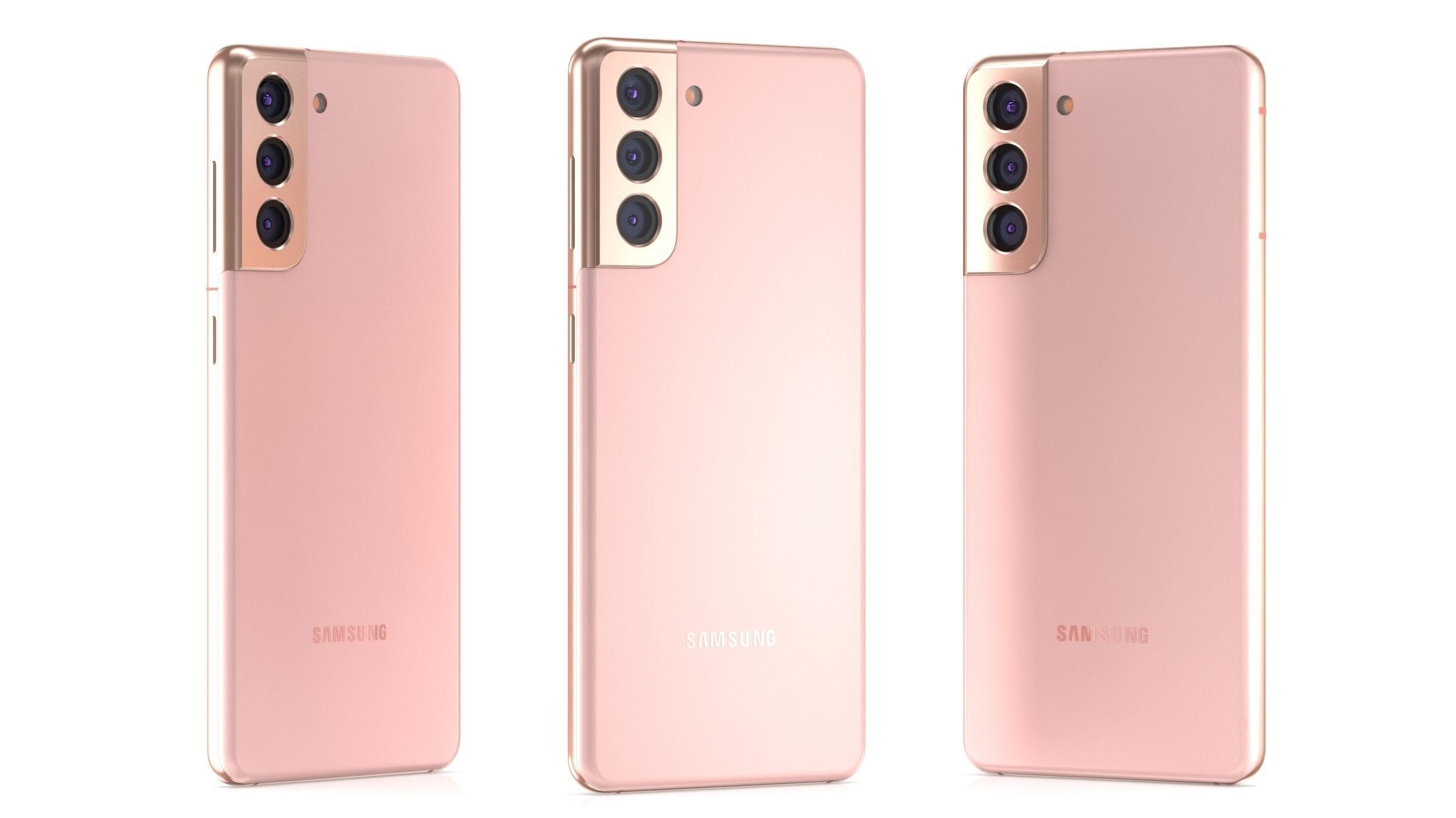 Samsung Galaxy S21 Phantom Pink 3D model | CGTrader