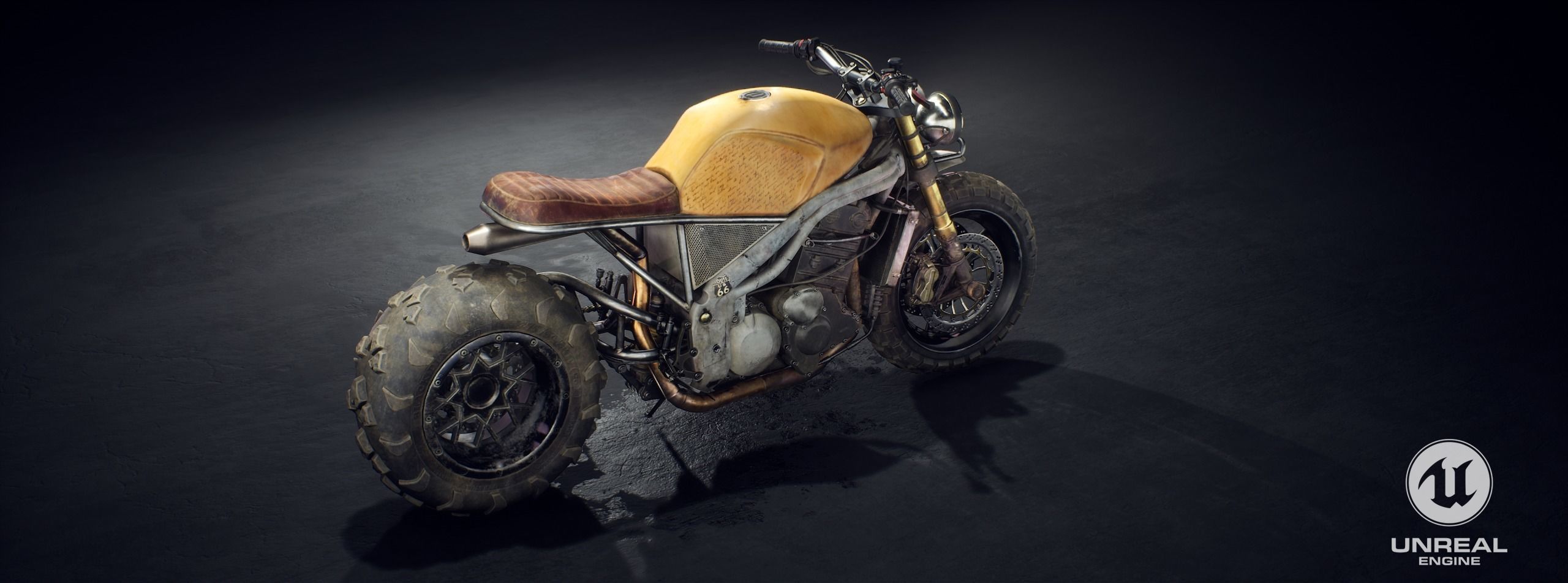 3D model Motorcycle on Unreal Engine 4 VR / AR / low-poly | CGTrader