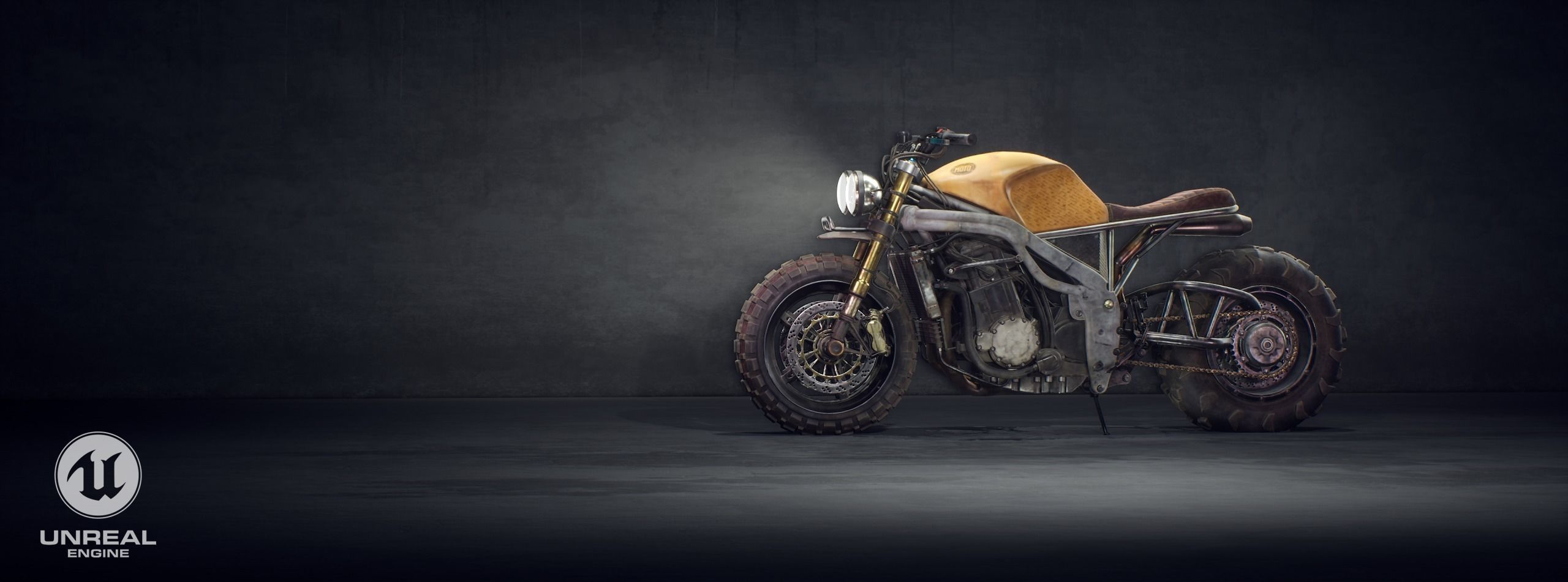 3D model Motorcycle on Unreal Engine 4 VR / AR / low-poly | CGTrader