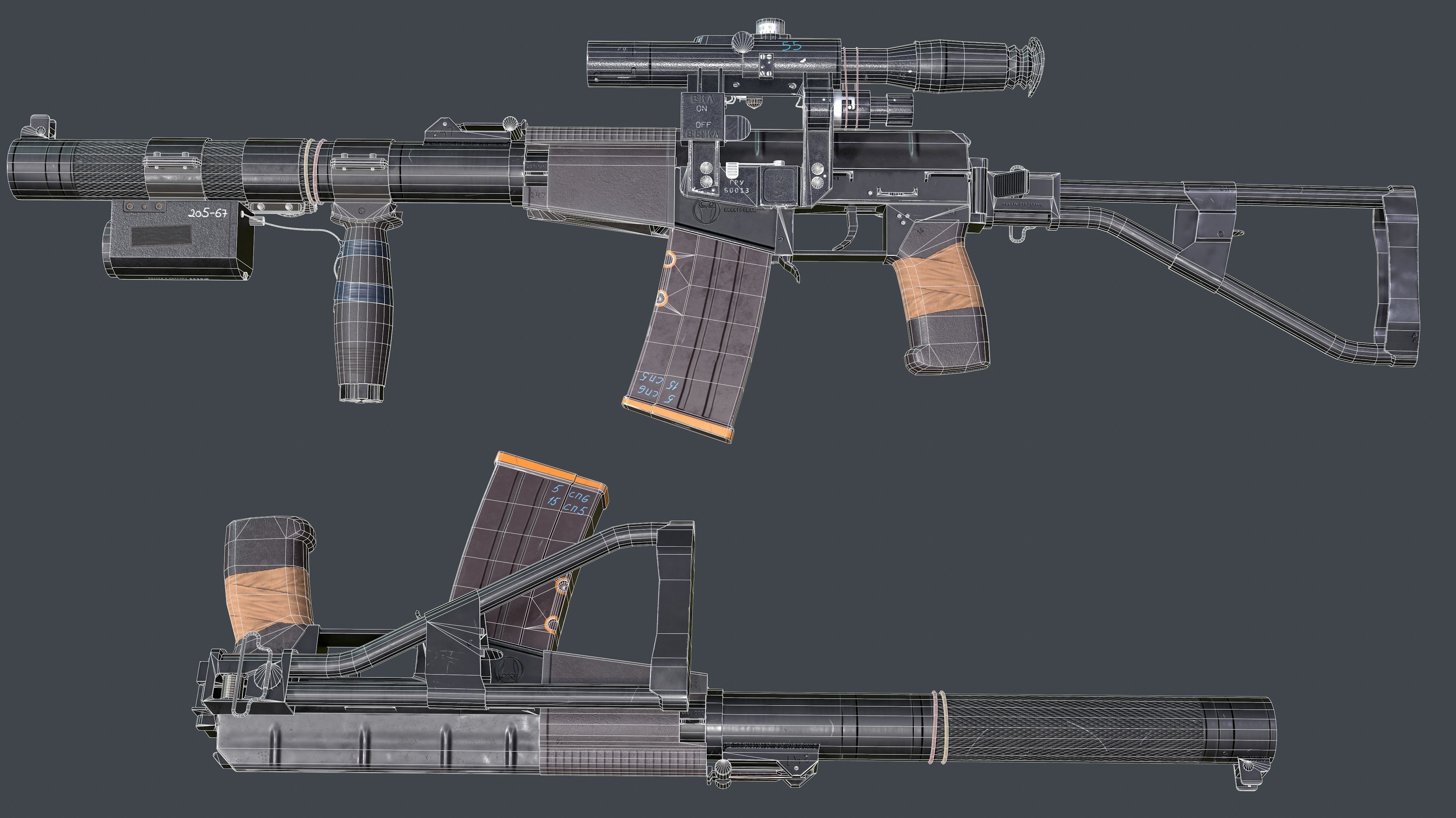 3D model AS VAL VR / AR / low-poly | CGTrader