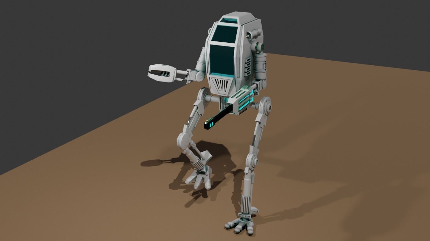 Enforcer at - walker free 3D model | CGTrader