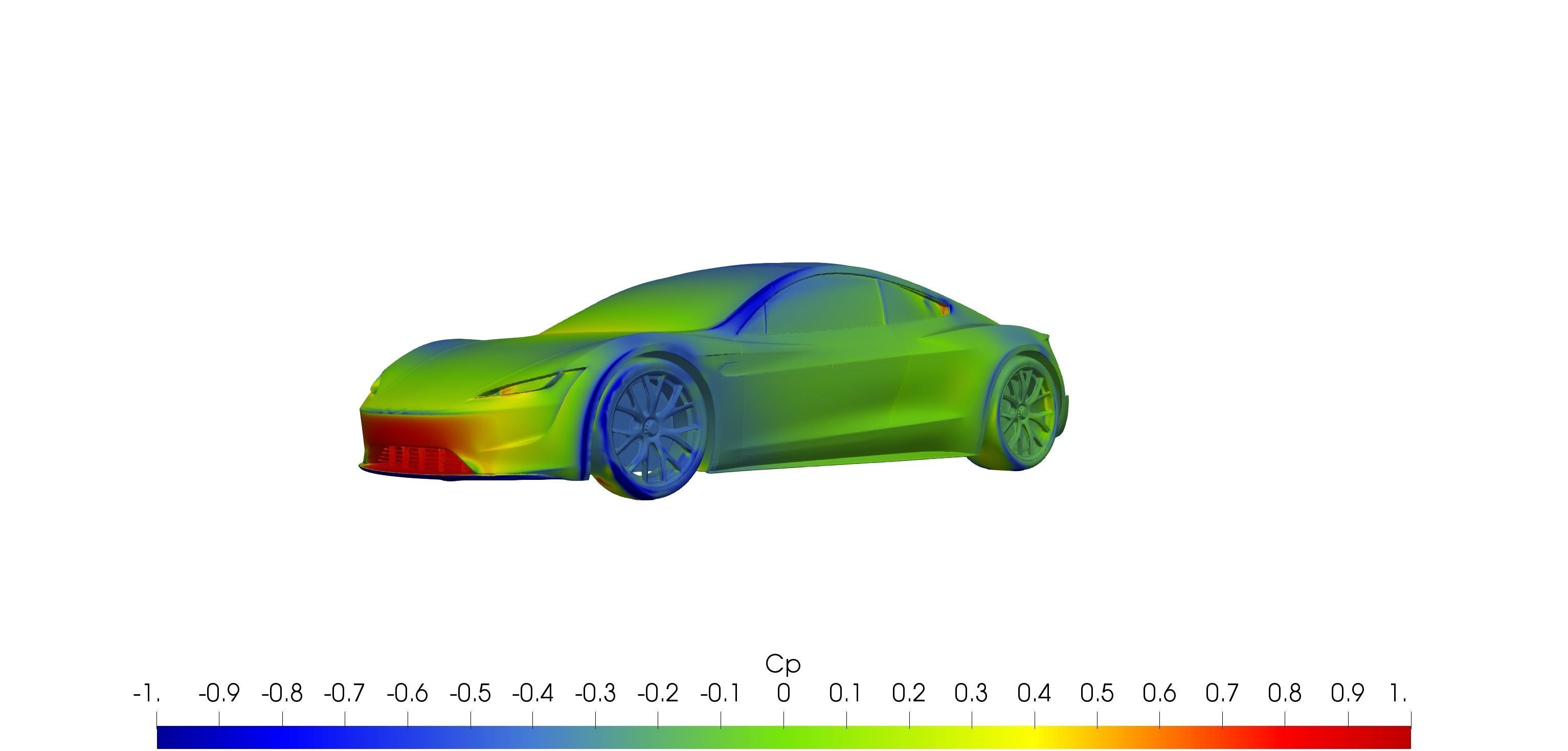 Tesla Roadster 2023 solid for CFD or 3D printing 3D model | CGTrader