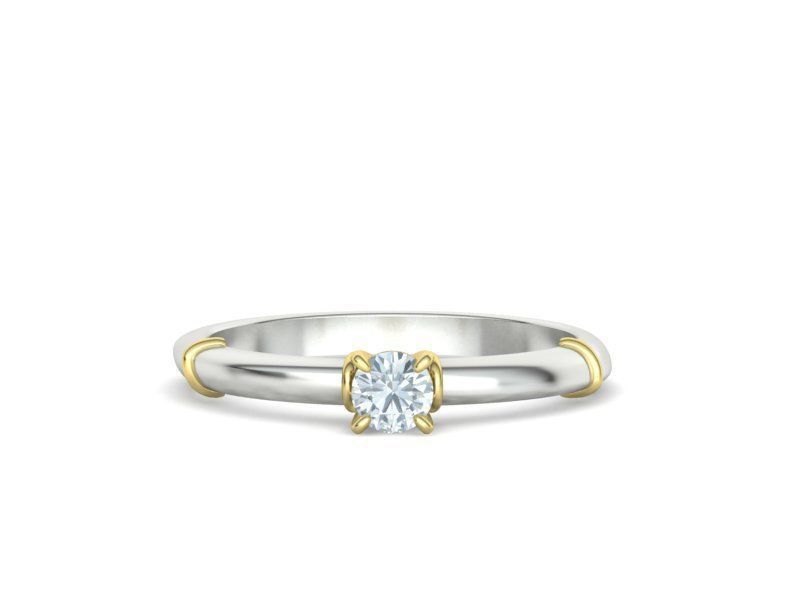 Engagement ring Promise ring Own design 3dmodel 3D model 3D printable ...