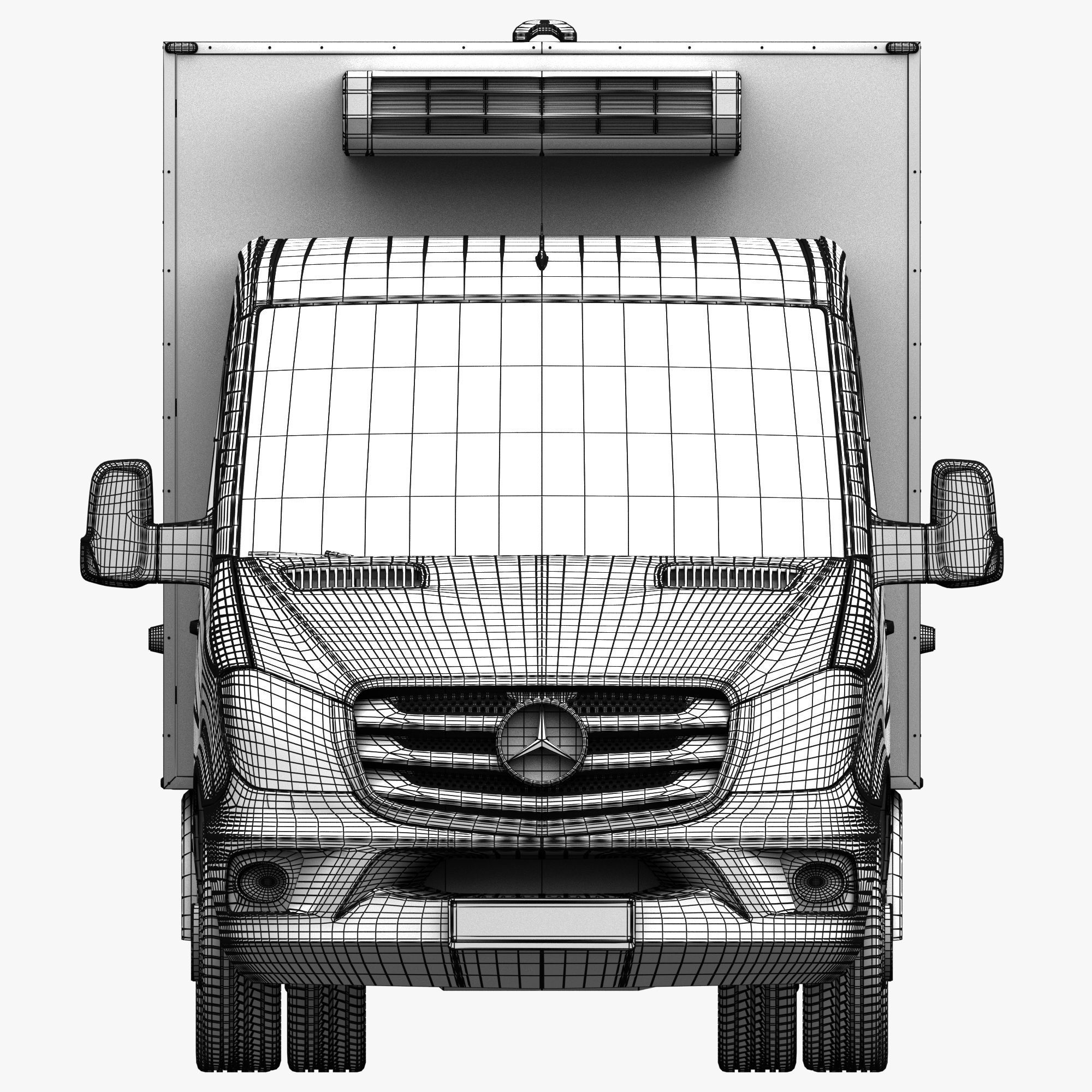 Mercedes-Benz Sprinter Ref 2015 3D model | CGTrader