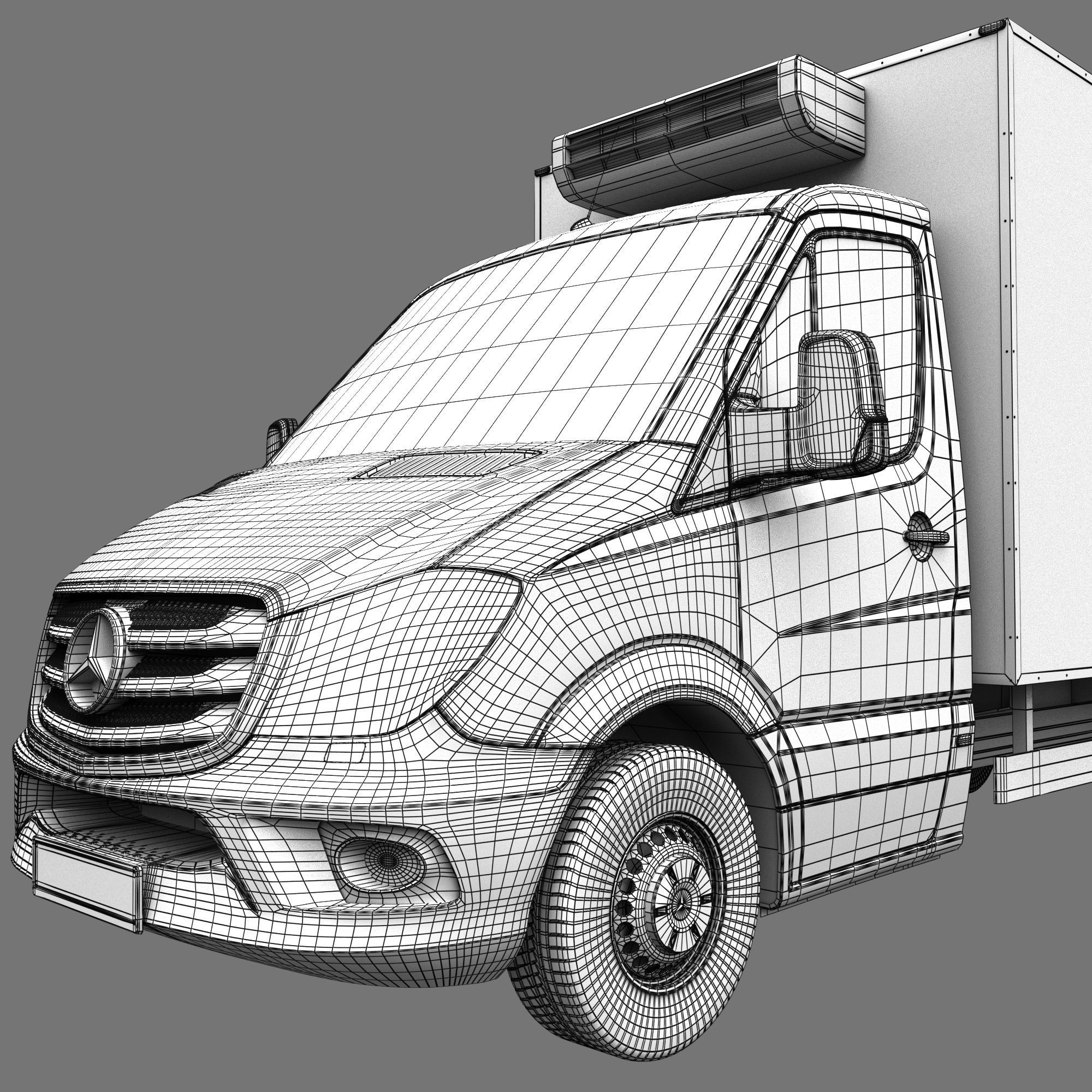 Mercedes-Benz Sprinter Ref 2015 3D model | CGTrader