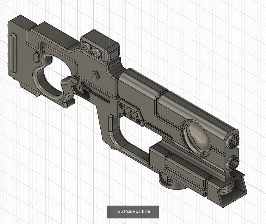 Tau pulse hand weapons for cosplay pack 3D Model Collection | CGTrader