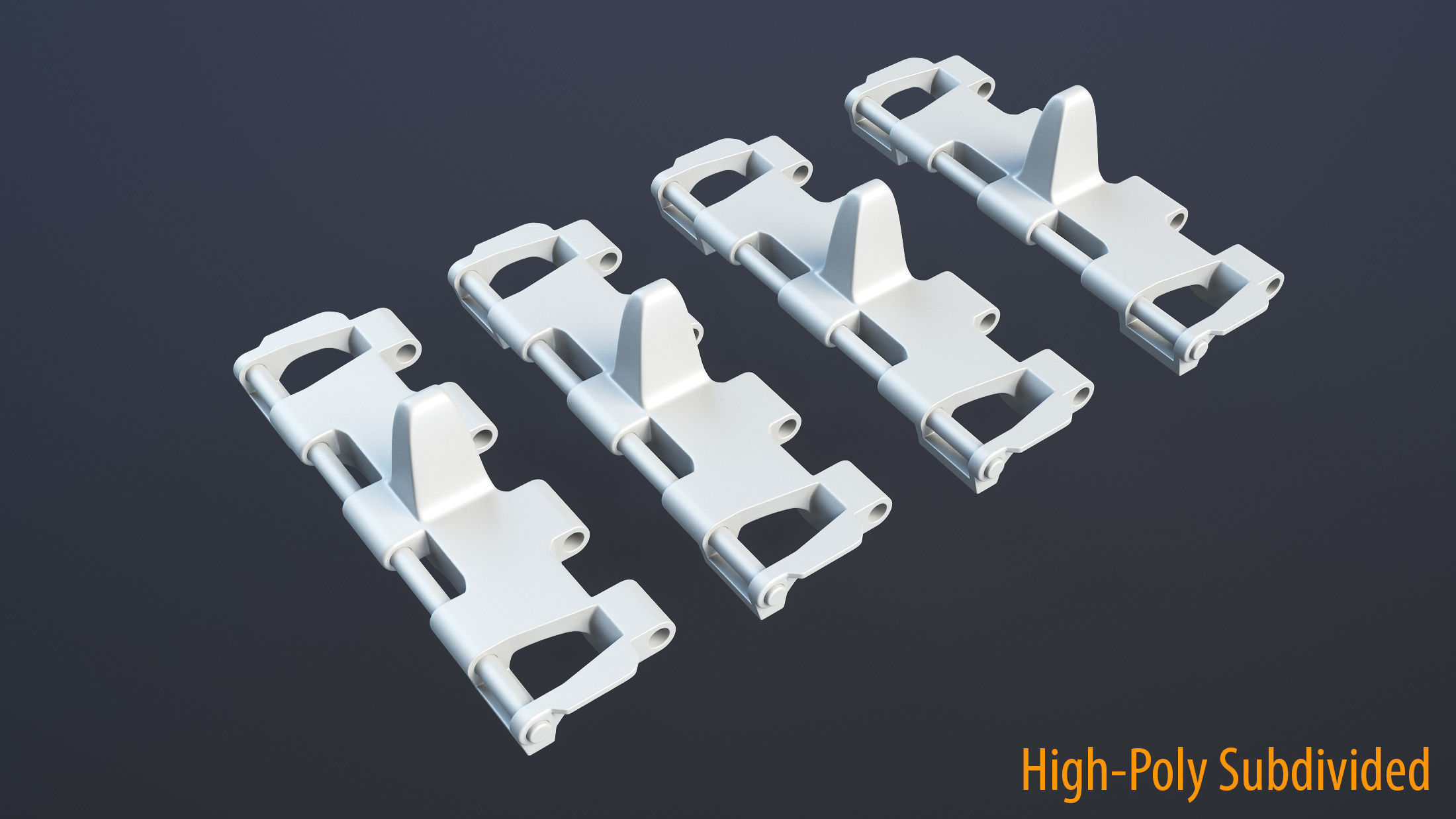 T-55 Tank Tracks 3D model | CGTrader