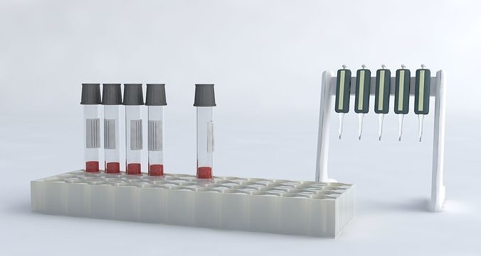 test tubes 3D model | CGTrader