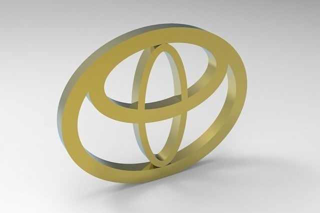 Toyota logo 3D model | CGTrader