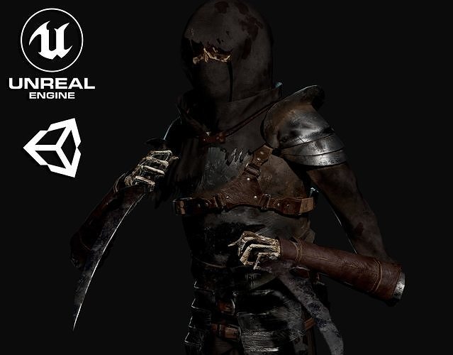 3D model Skeleton Rogue - Game Ready VR / AR / low-poly rigged | CGTrader