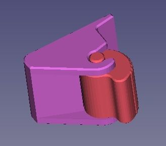 Doorstop teardrop cam-lock 3D model 3D printable | CGTrader