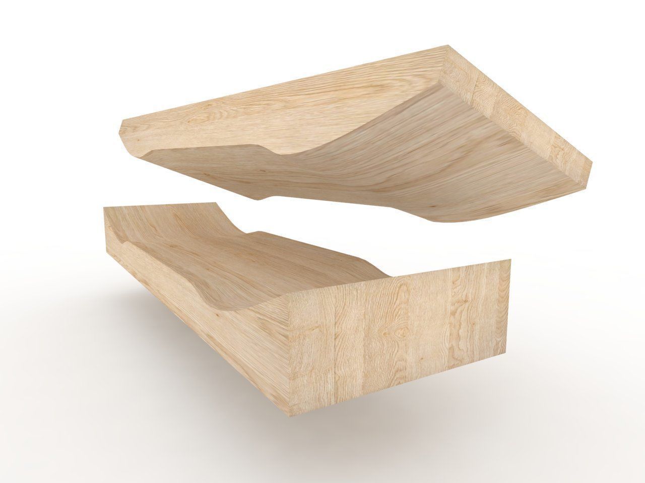 Skateboard mold mellow concave- Ready to be milled 3D model | CGTrader