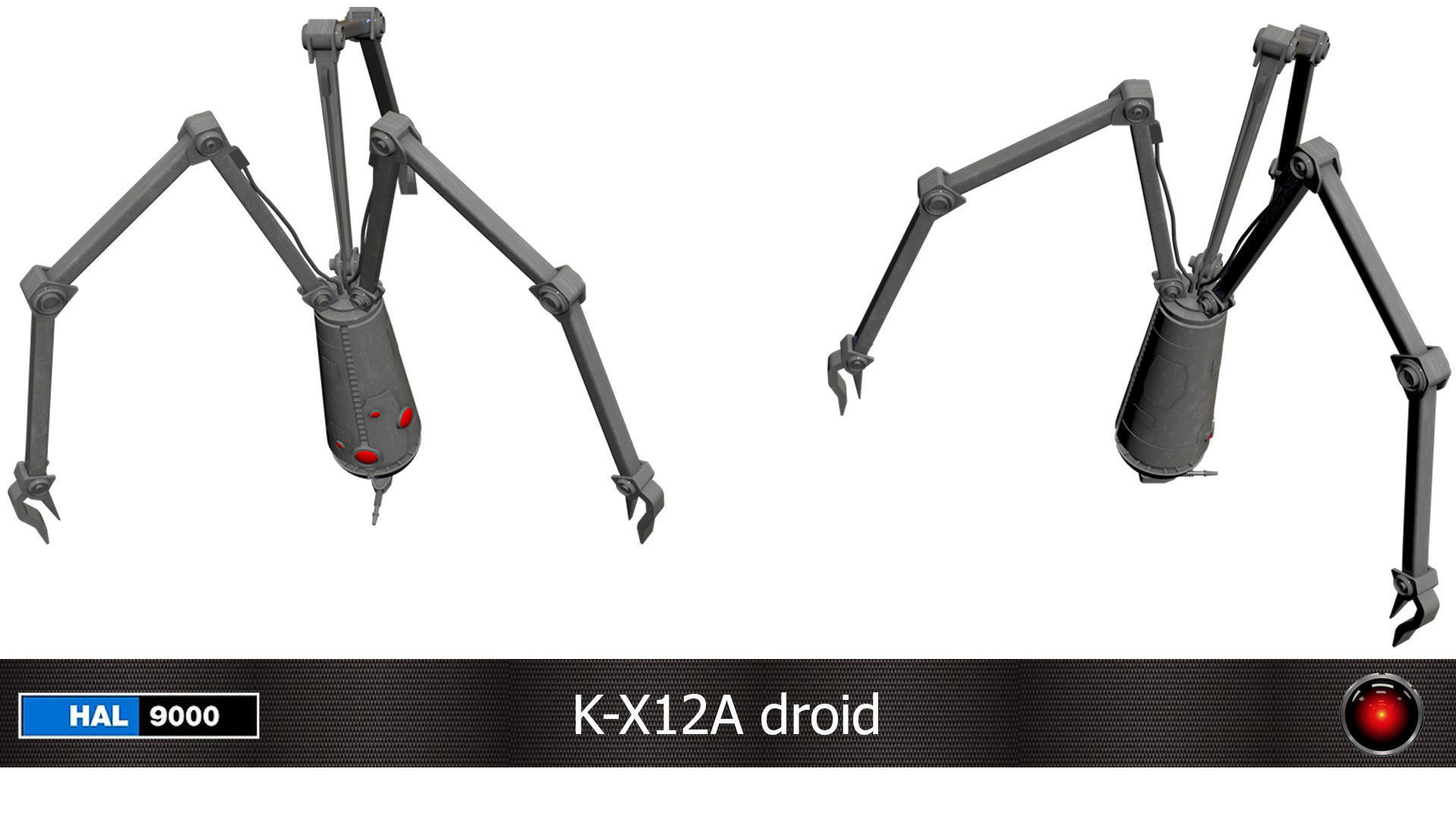 KX 12 droid 3D model | CGTrader