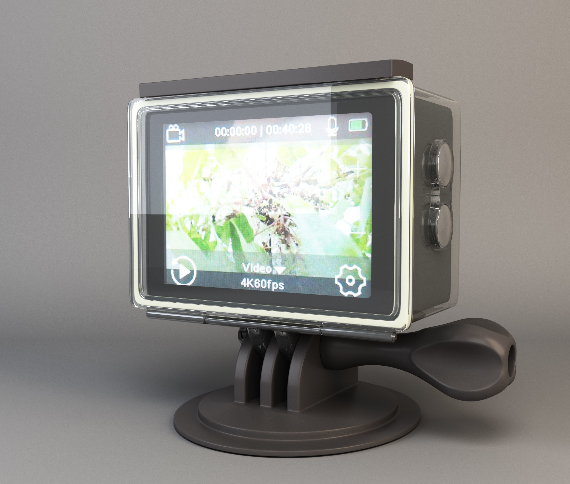 3D model Action camera in a protective box VR / AR / low-poly | CGTrader