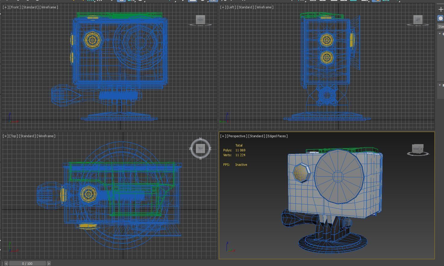 3D model Action camera in a protective box VR / AR / low-poly | CGTrader