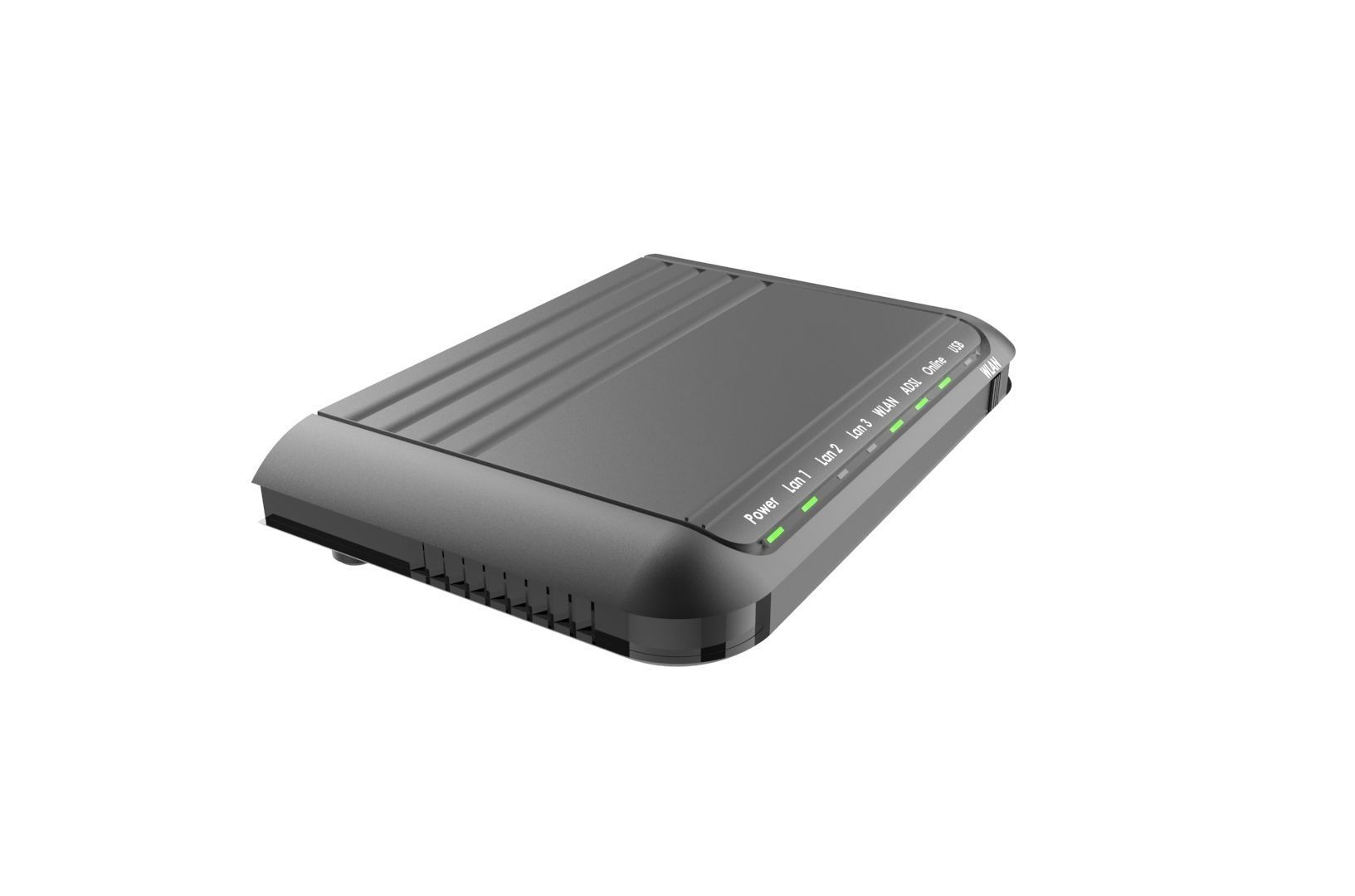 Modem router concept 3D model 3D printable | CGTrader