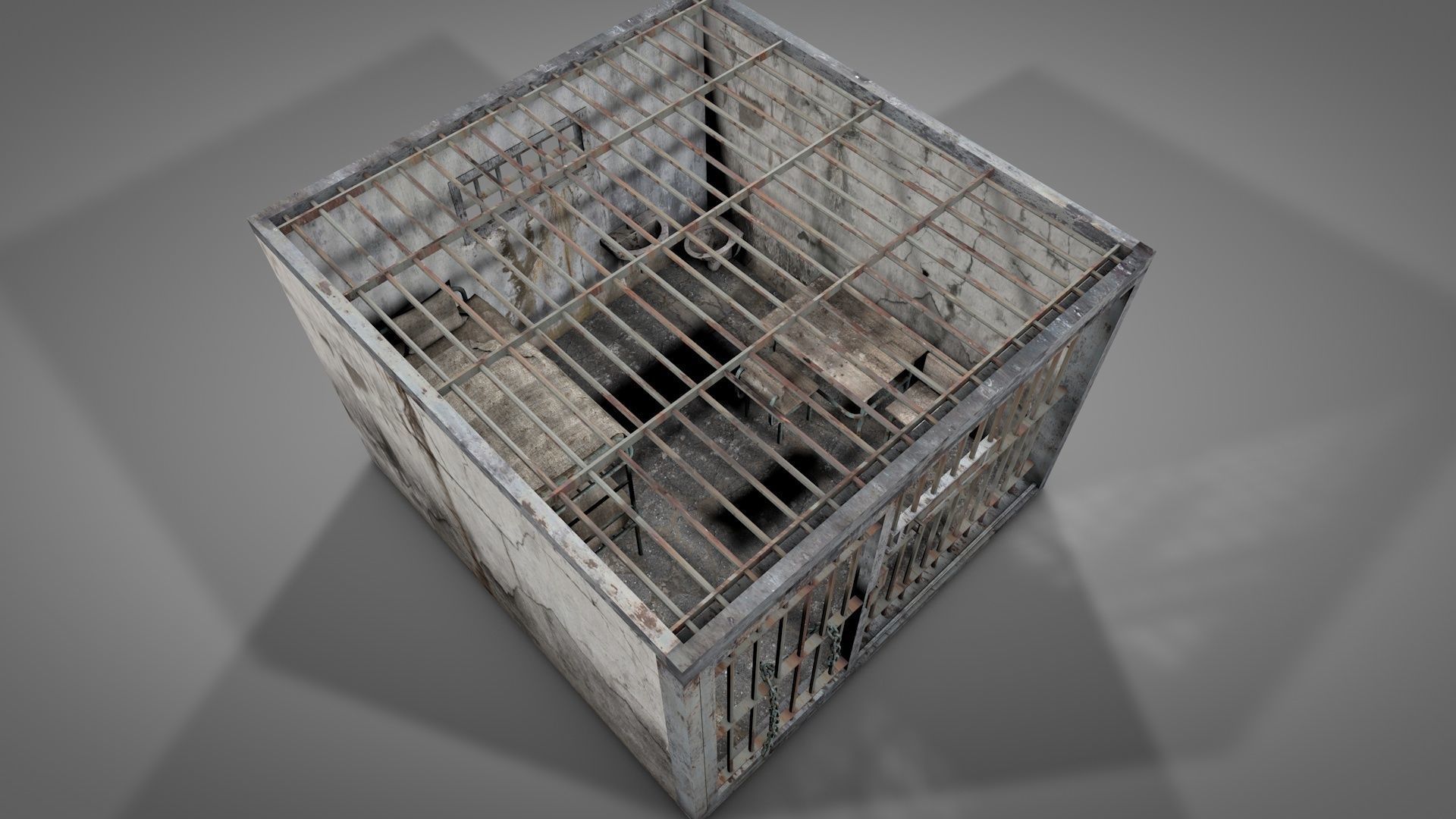 3D model Prison Jail Cell VR / AR / low-poly | CGTrader