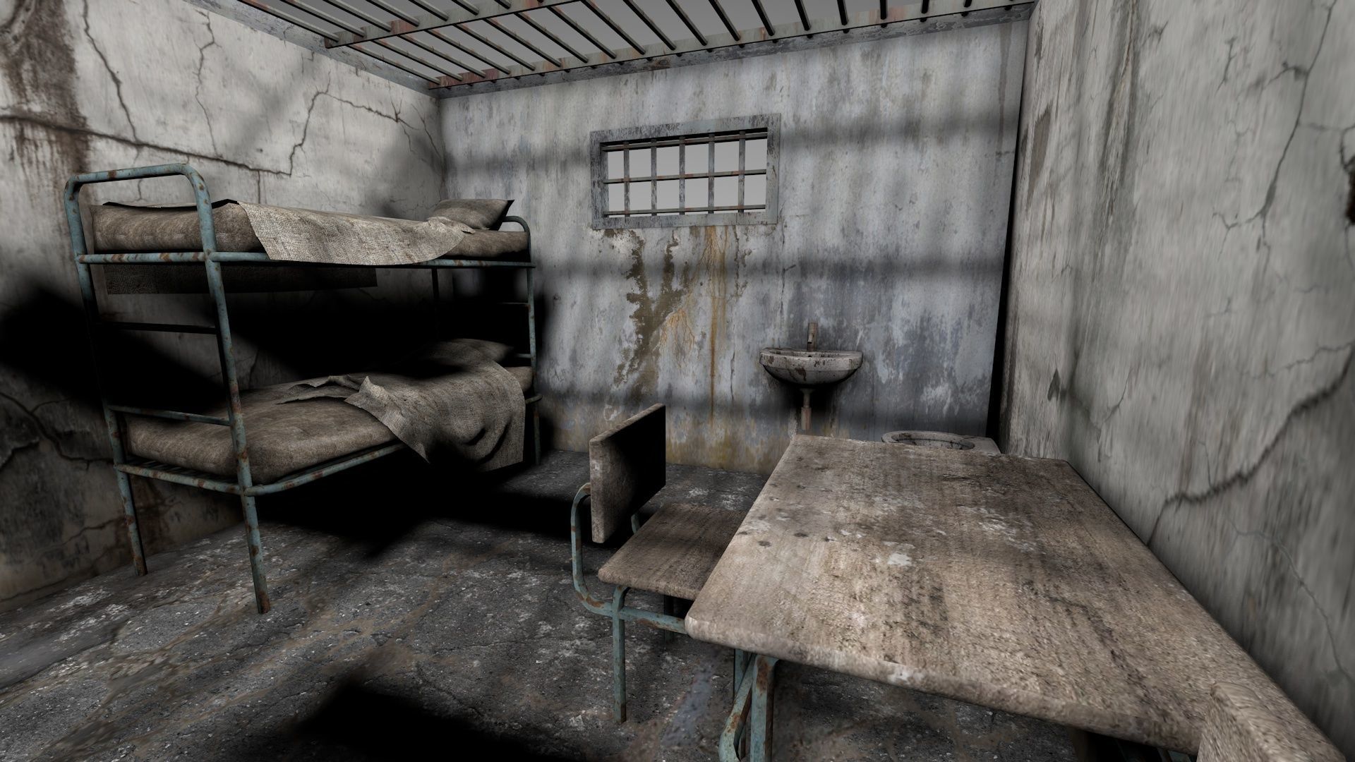 3D model Prison Jail Cell VR / AR / low-poly | CGTrader