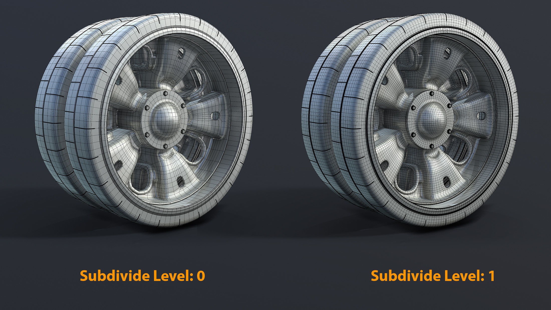 3D model T-55 Tank Wheels Set VR / AR / low-poly | CGTrader