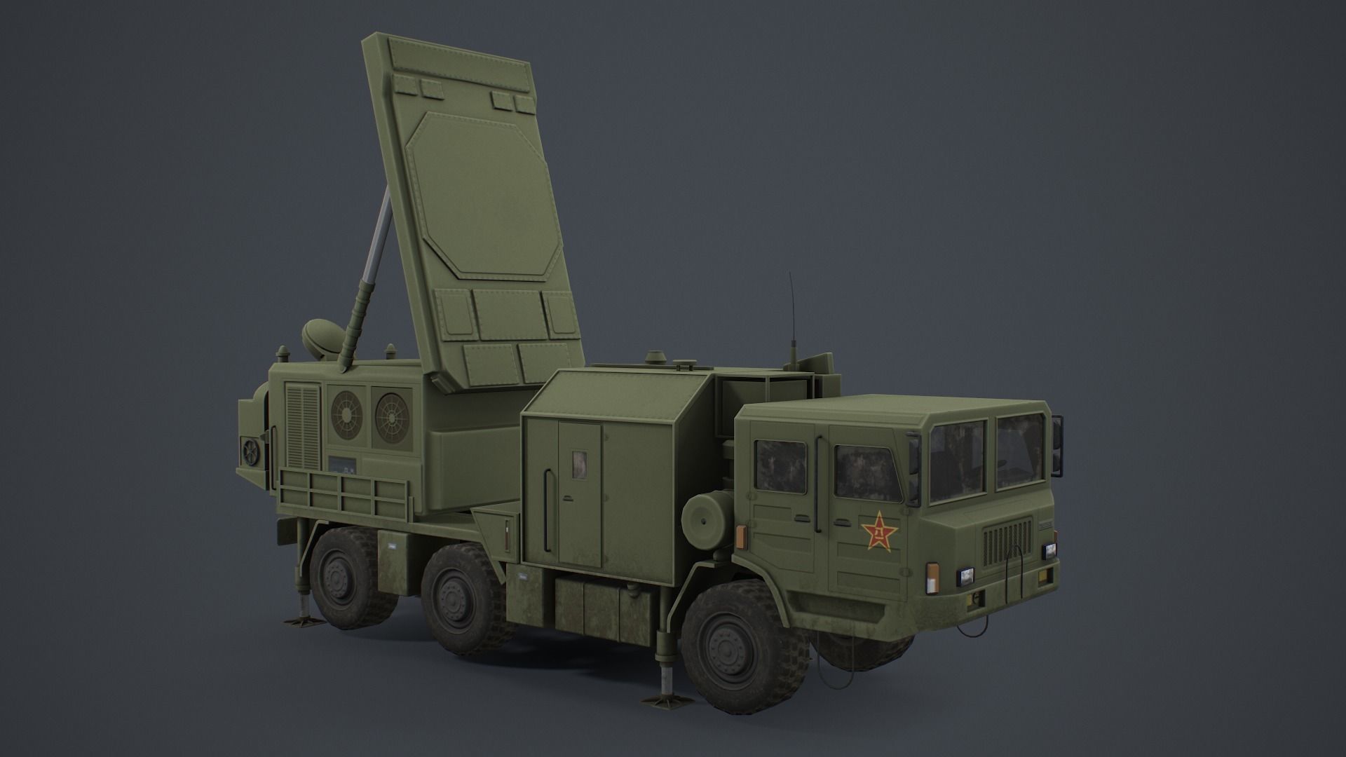 3D model HQ-16B Anti Air Complex VR / AR / low-poly | CGTrader