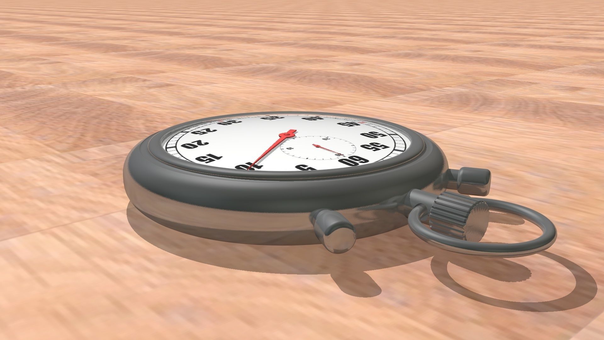 Stopwatch Chronometer 3D model rigged | CGTrader