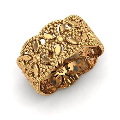 Wedding Ring 1 stl 3D model 3D printable | CGTrader