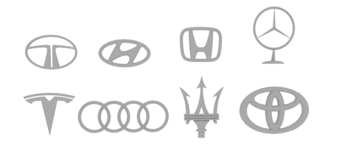 3D model Car logo Collection VR / AR / low-poly | CGTrader