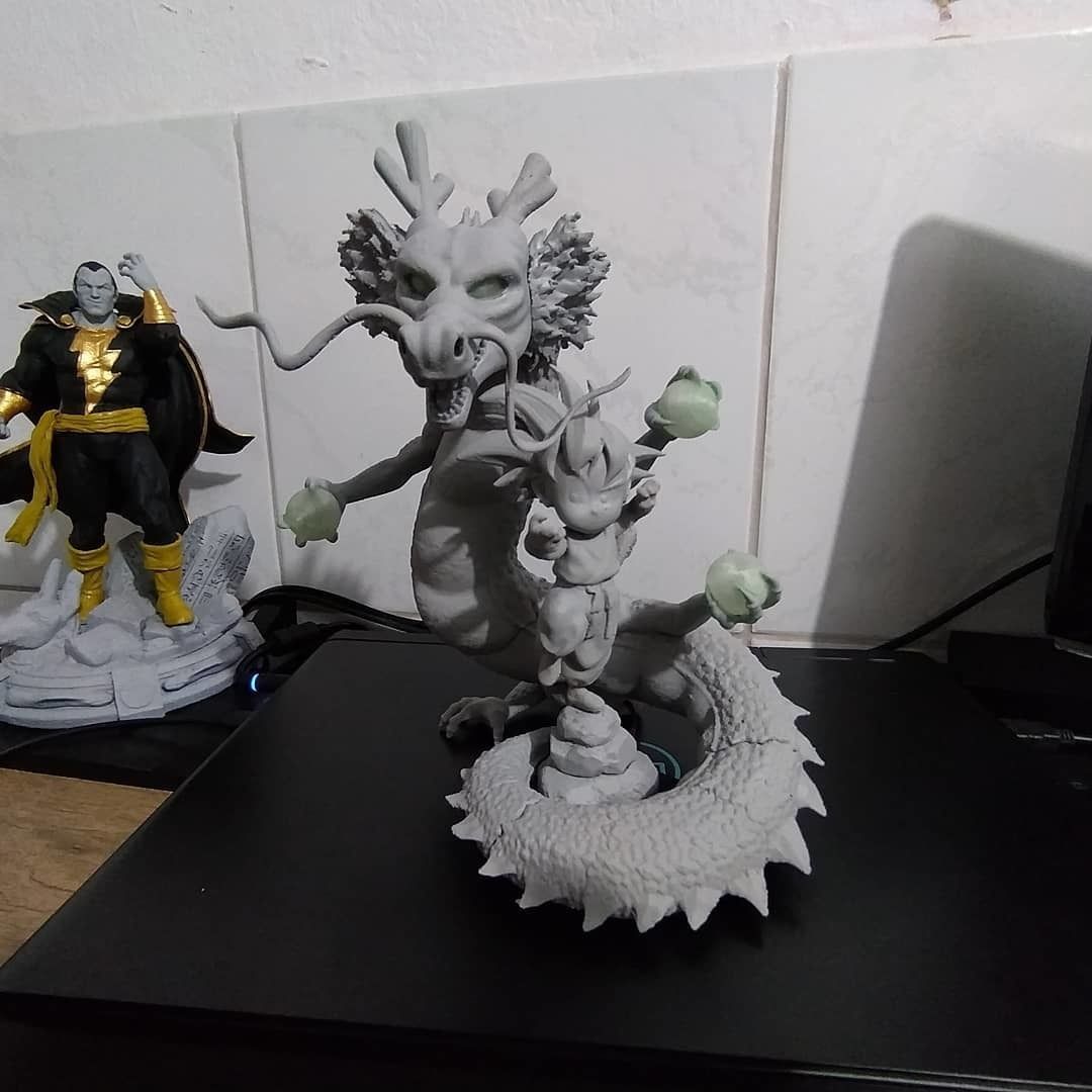 Shenlong and Son Goku 3D model 3D printable | CGTrader