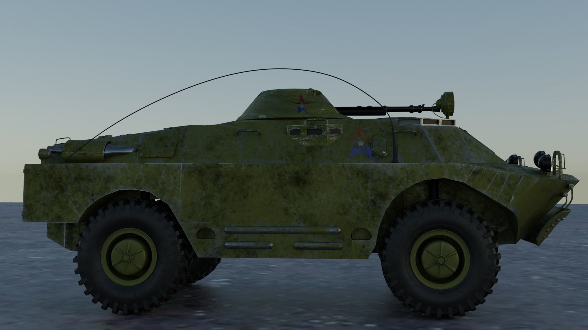 combat reconnaissance patrol vehicle 3D model | CGTrader