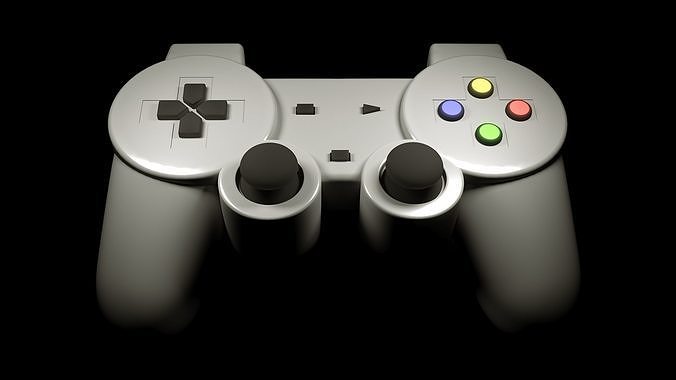 3D model Gamepad video game controller VR / AR / low-poly | CGTrader