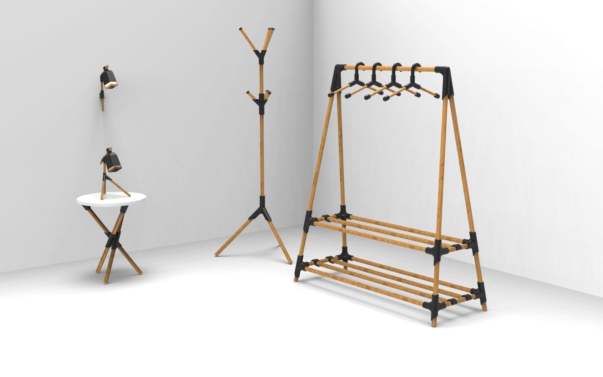 SIDE TABLE - BEDSIDE TABLE - 3D PRINT 3D model 3D printable | CGTrader