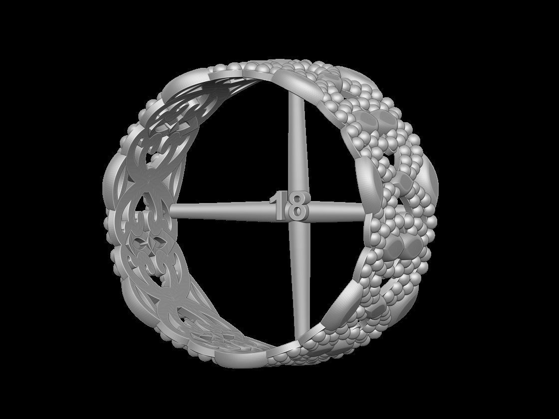 Wedding Ring 11 stl 3D model 3D printable | CGTrader
