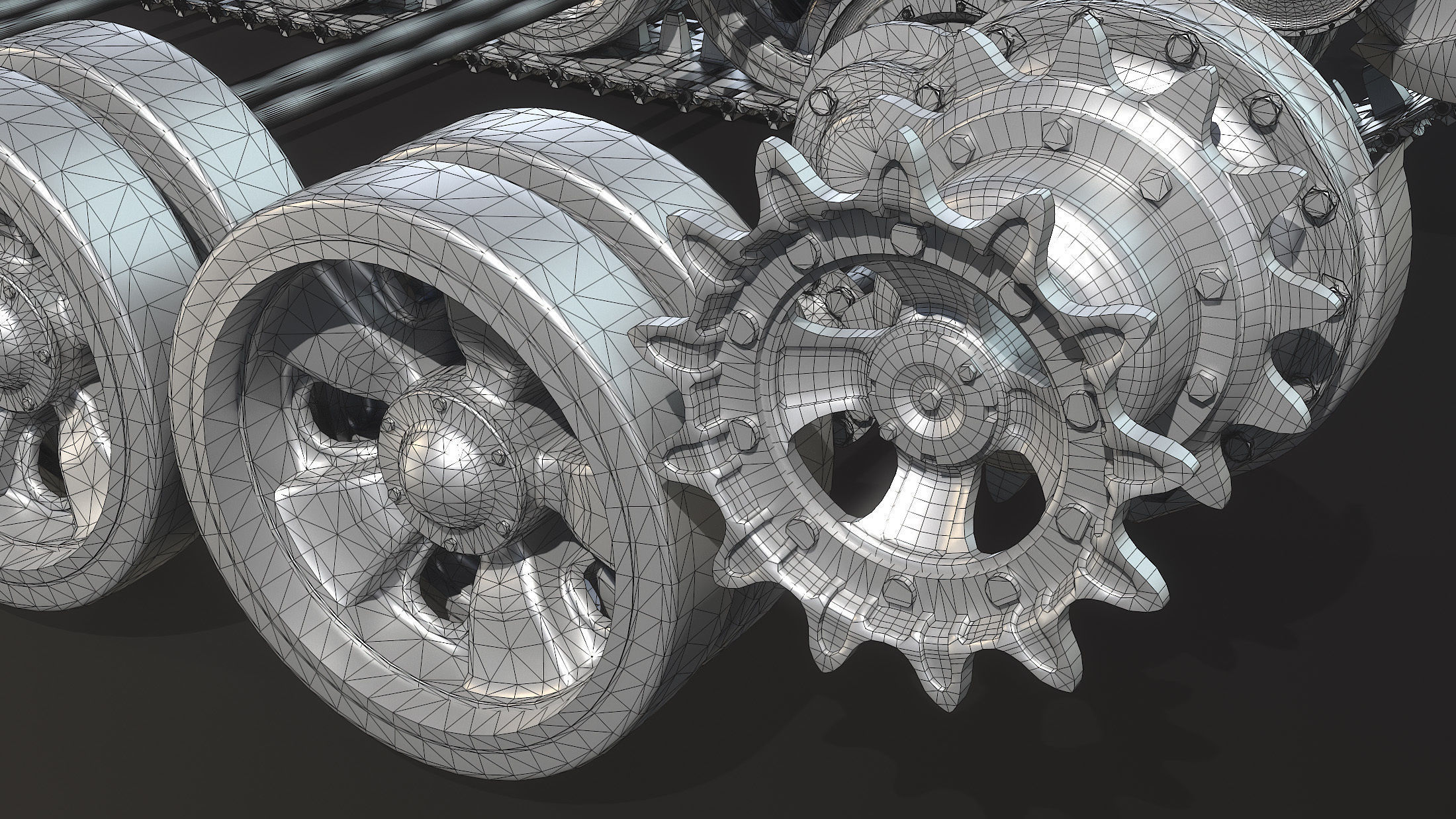 T-55 Tank Chassis 3D model | CGTrader