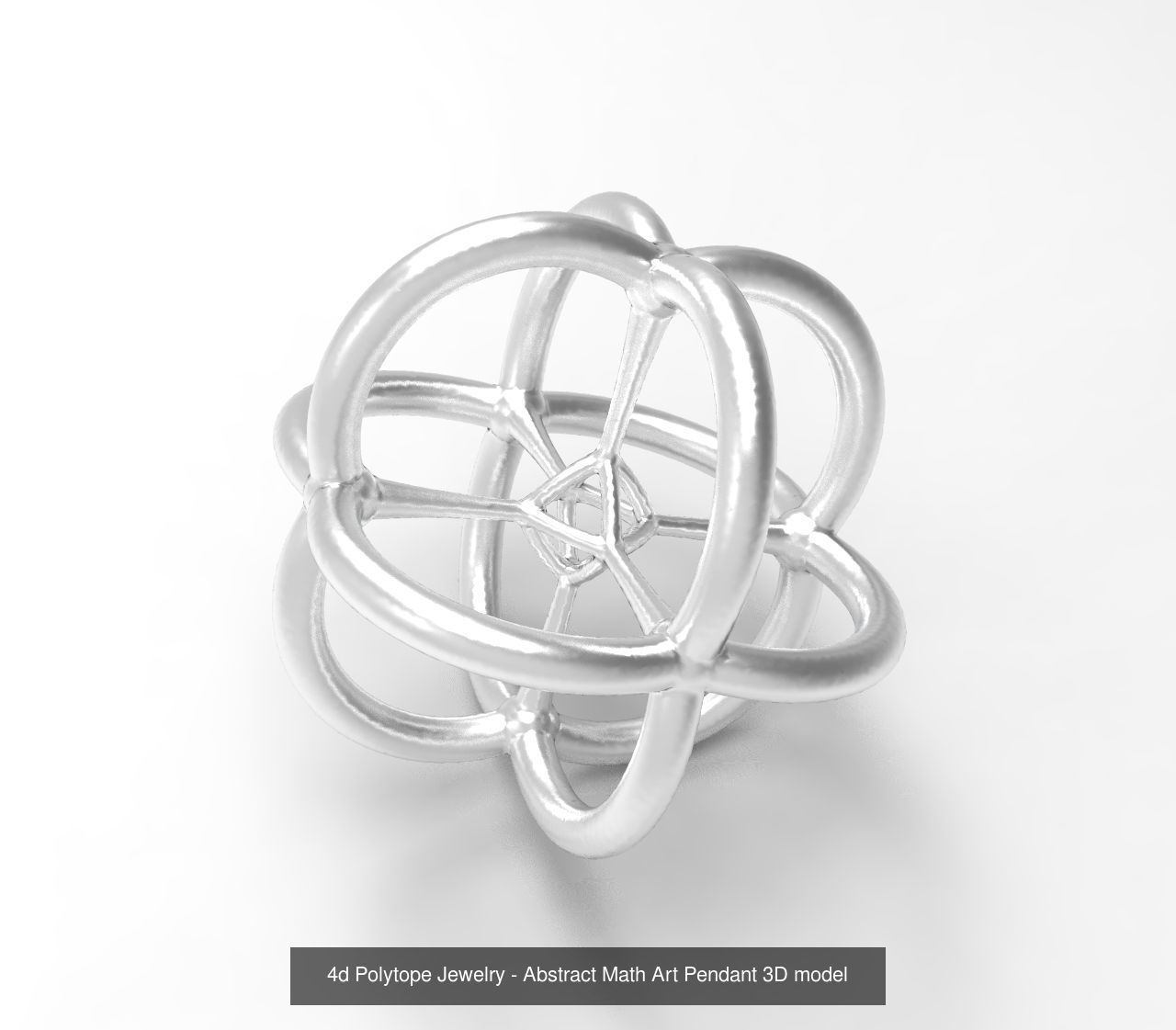 10 Polytope Beads Set - Scientific Jewellery 3D Print Pendants 3D Model ...