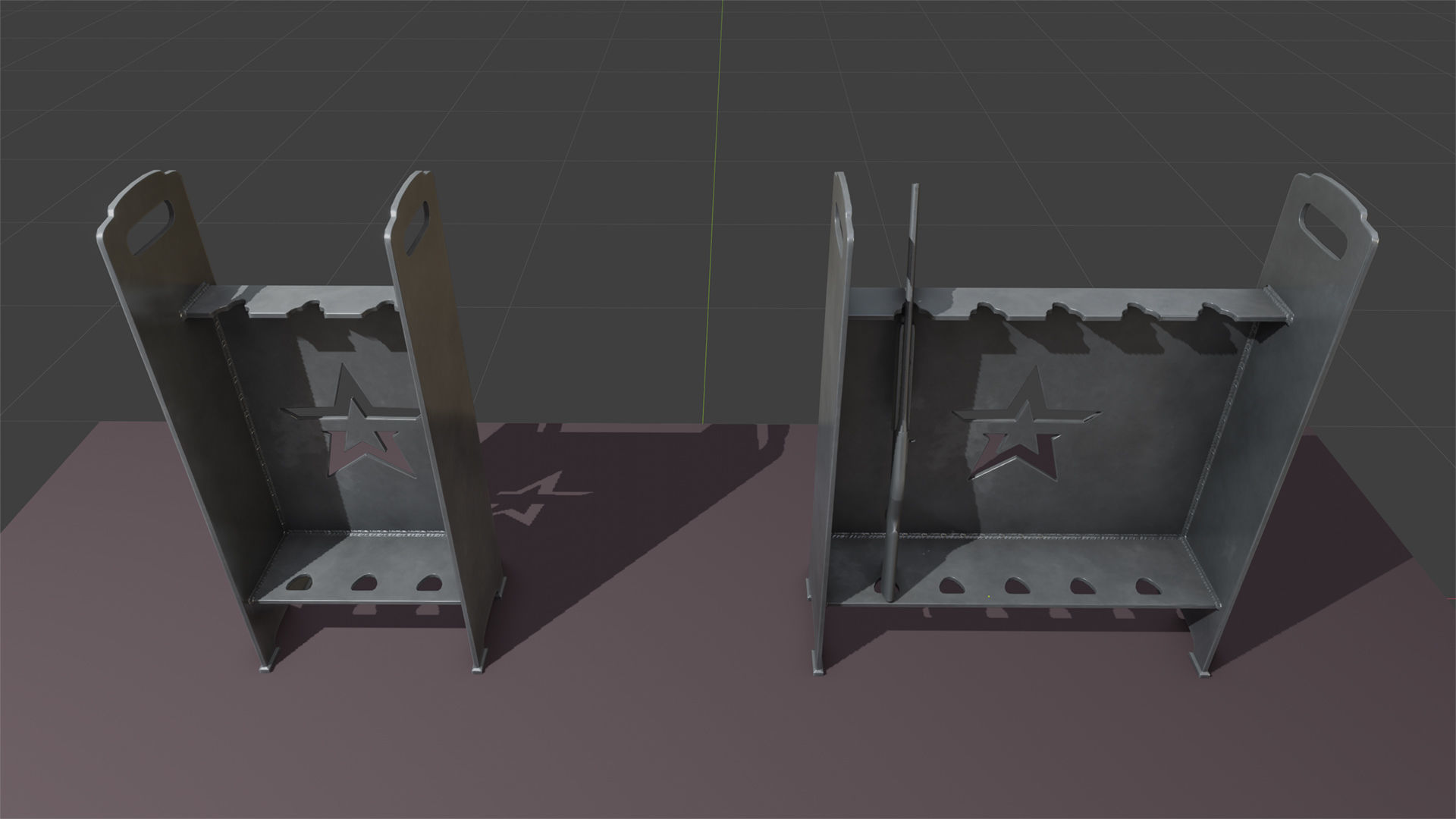 3D model Metal Gun Rack Game-ready VR / AR / low-poly | CGTrader